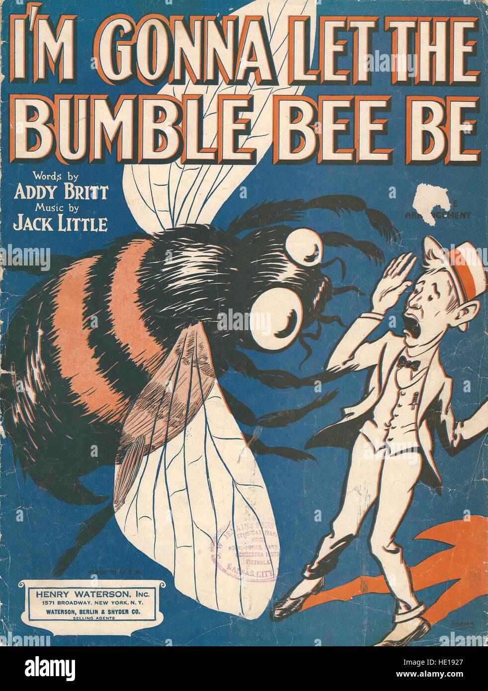 Bumble bee illustration hi-res stock photography and images - Alamy