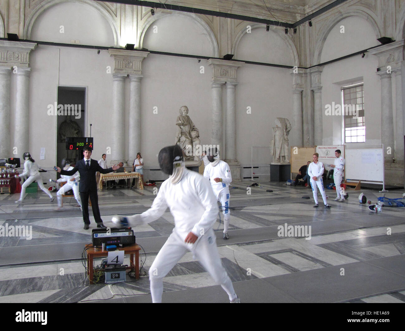 Olympic fencing hall hi-res stock photography and images - Alamy