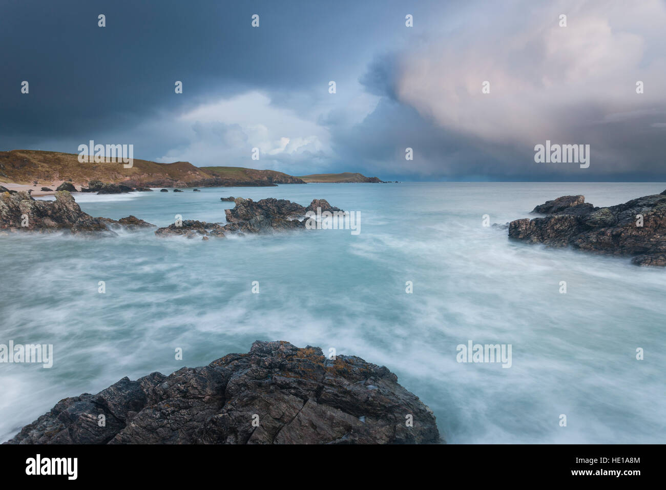 Sango sands beach bay durness hi-res stock photography and images - Alamy