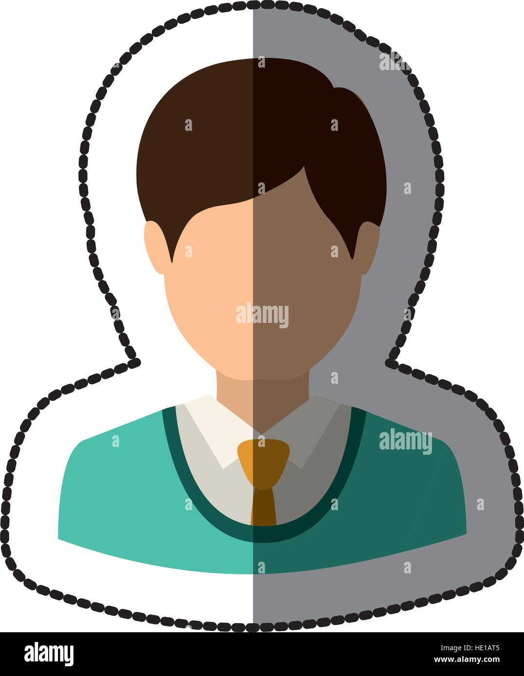 Man icon. Male avatar person people and human theme. Isolated design ...