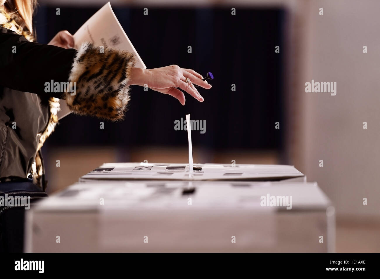 Cast your vote stamp hi-res stock photography and images - Alamy