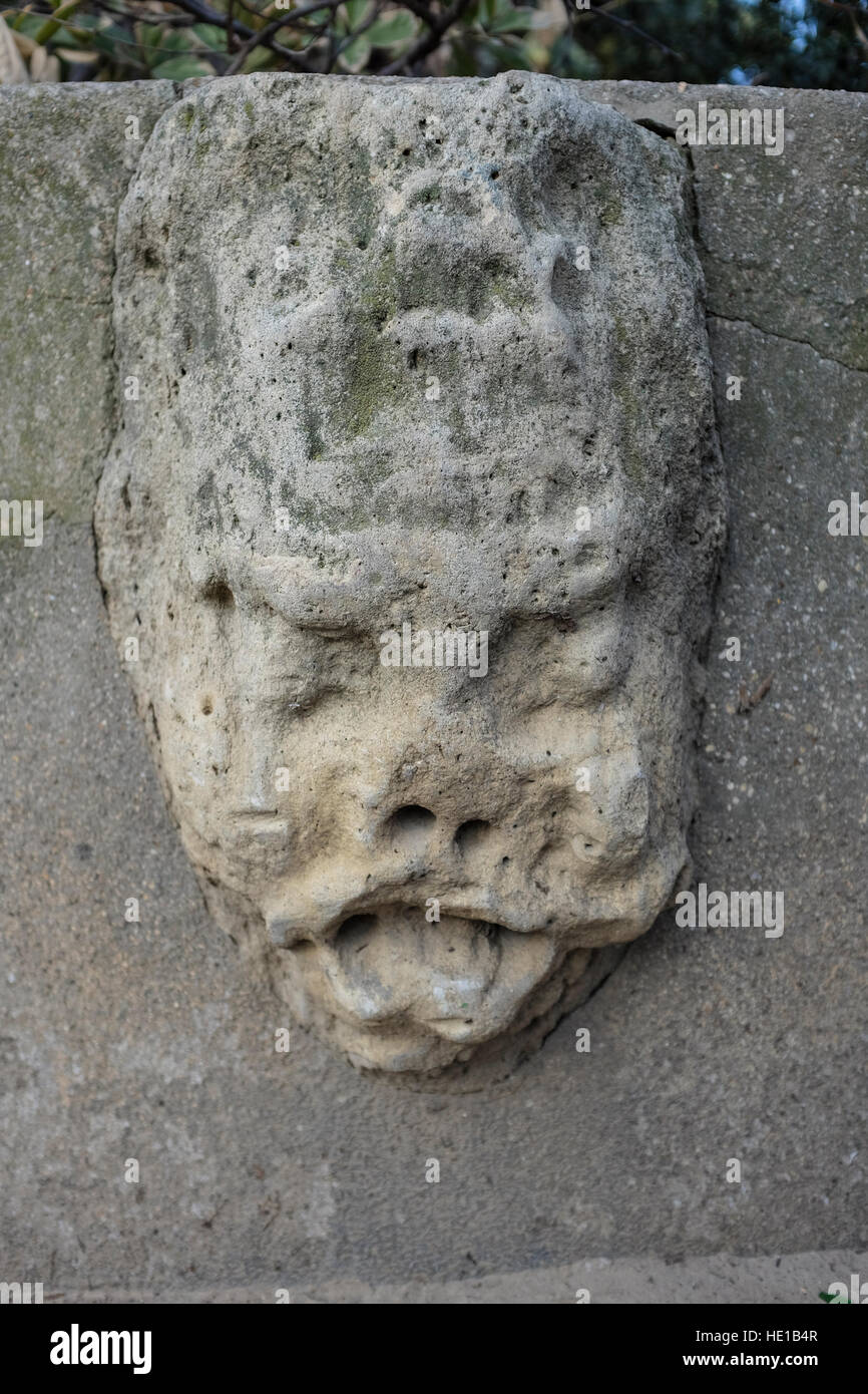 Weathered Sculpture, Paris Stock Photo - Alamy