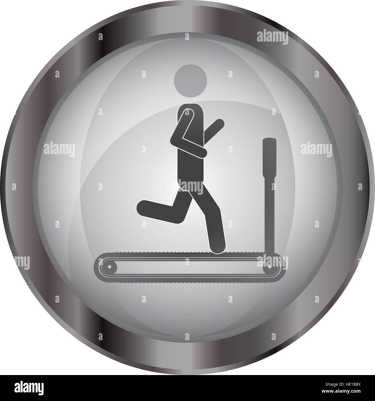 Isolated pictogram doing exercise design Stock Vector Image & Art - Alamy