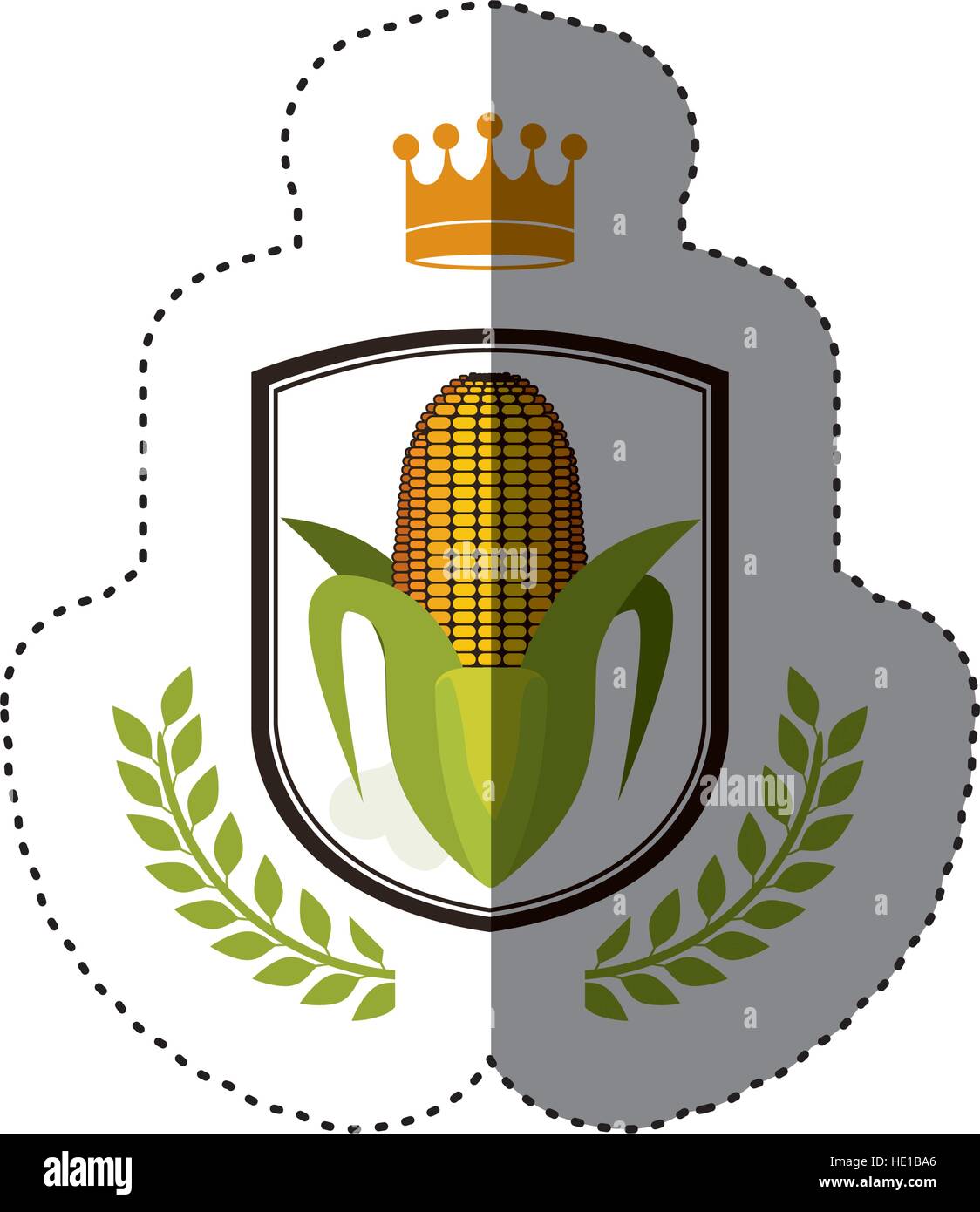 Isolated corn design Stock Vector Image & Art - Alamy