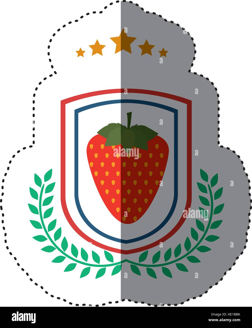 Isolated strawberry design Stock Vector Image & Art - Alamy