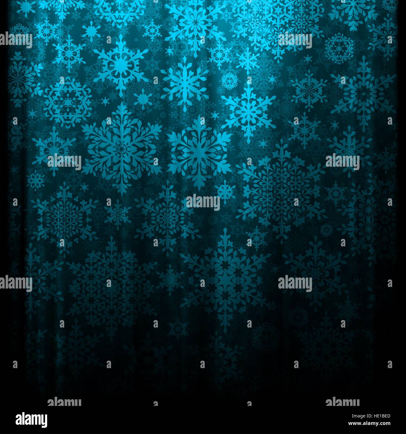 Christmas blue snowflakes falling snow Stock Vector Images - Alamy