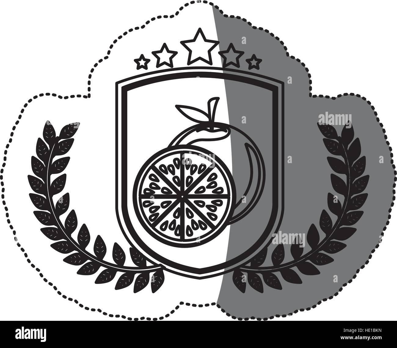 Isolated orange design Stock Vector Image & Art - Alamy