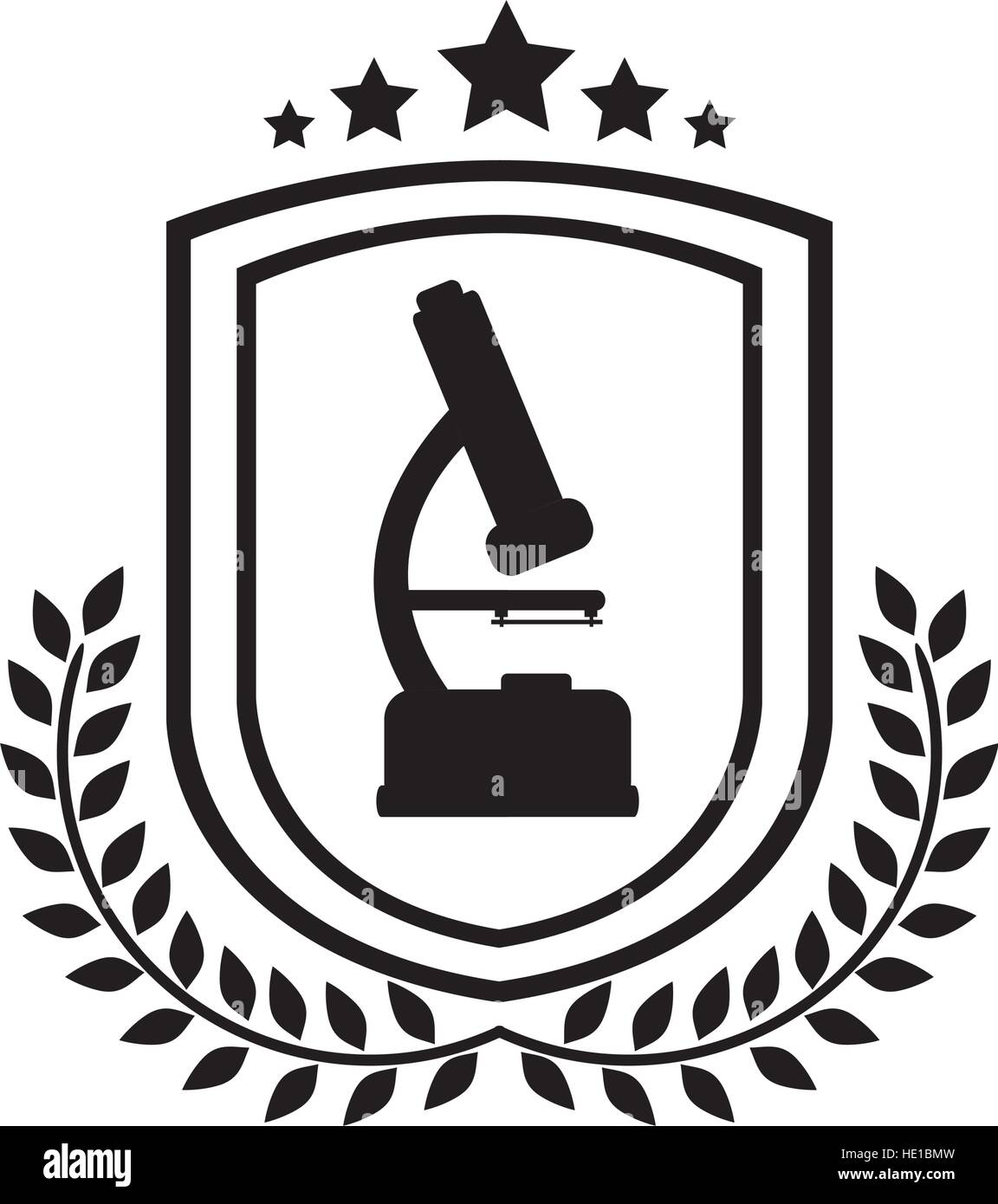 Isolated microscope design Stock Vector Image & Art - Alamy