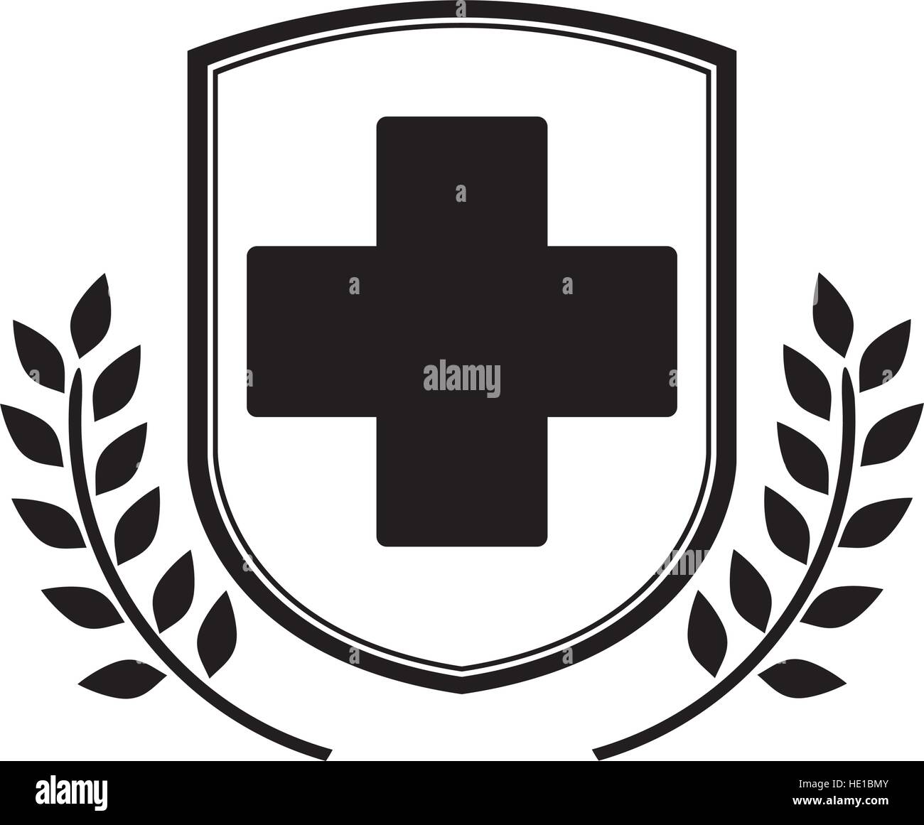 Isolated cross shape design Stock Vector Image & Art - Alamy