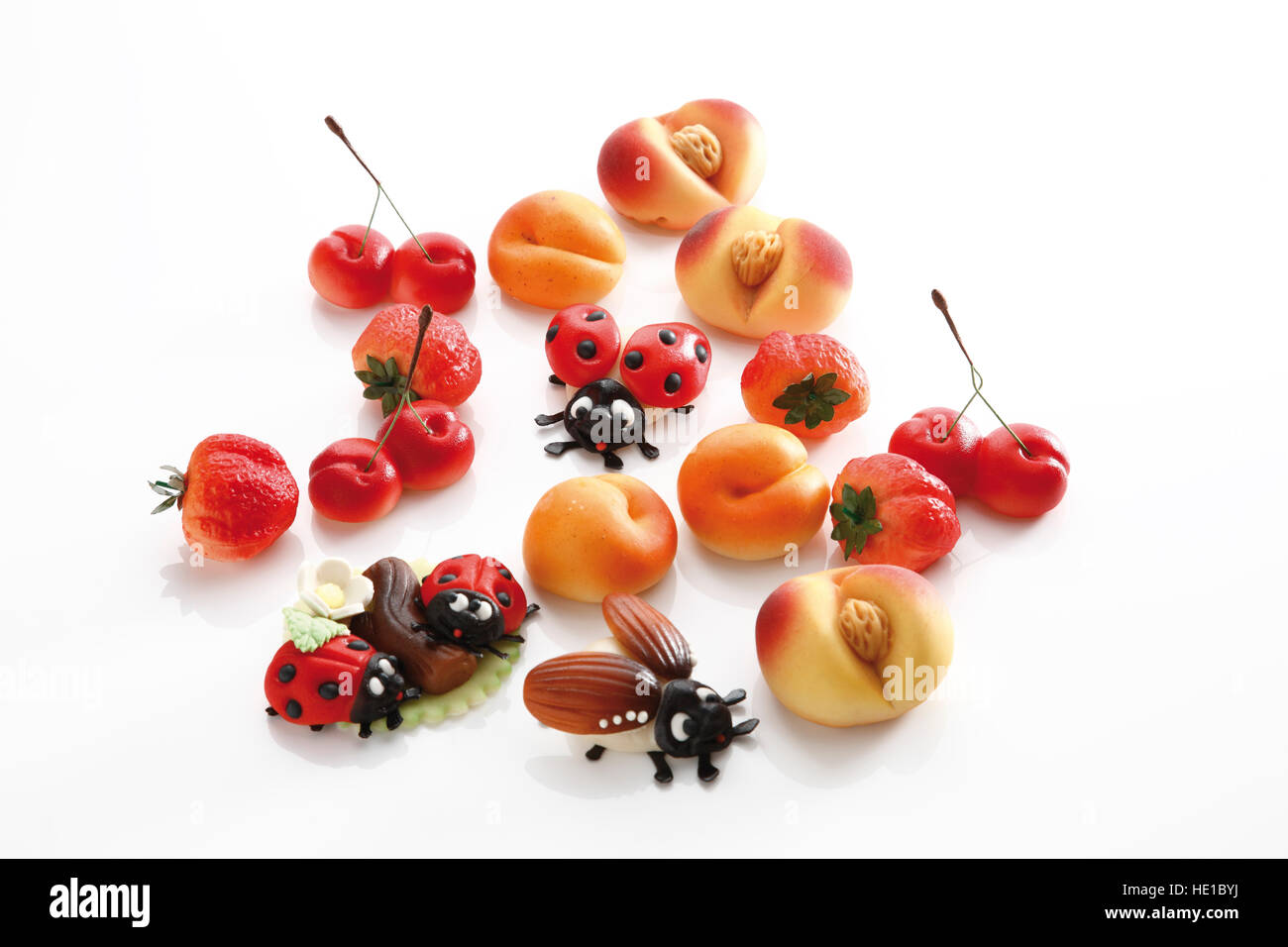 Marzipan ladybirds hi-res stock photography and images - Alamy