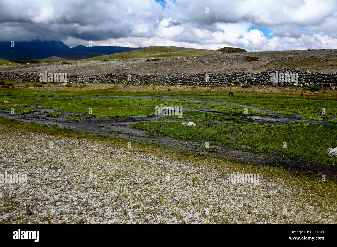 The Andes in Ecuador Stock Photo - Alamy