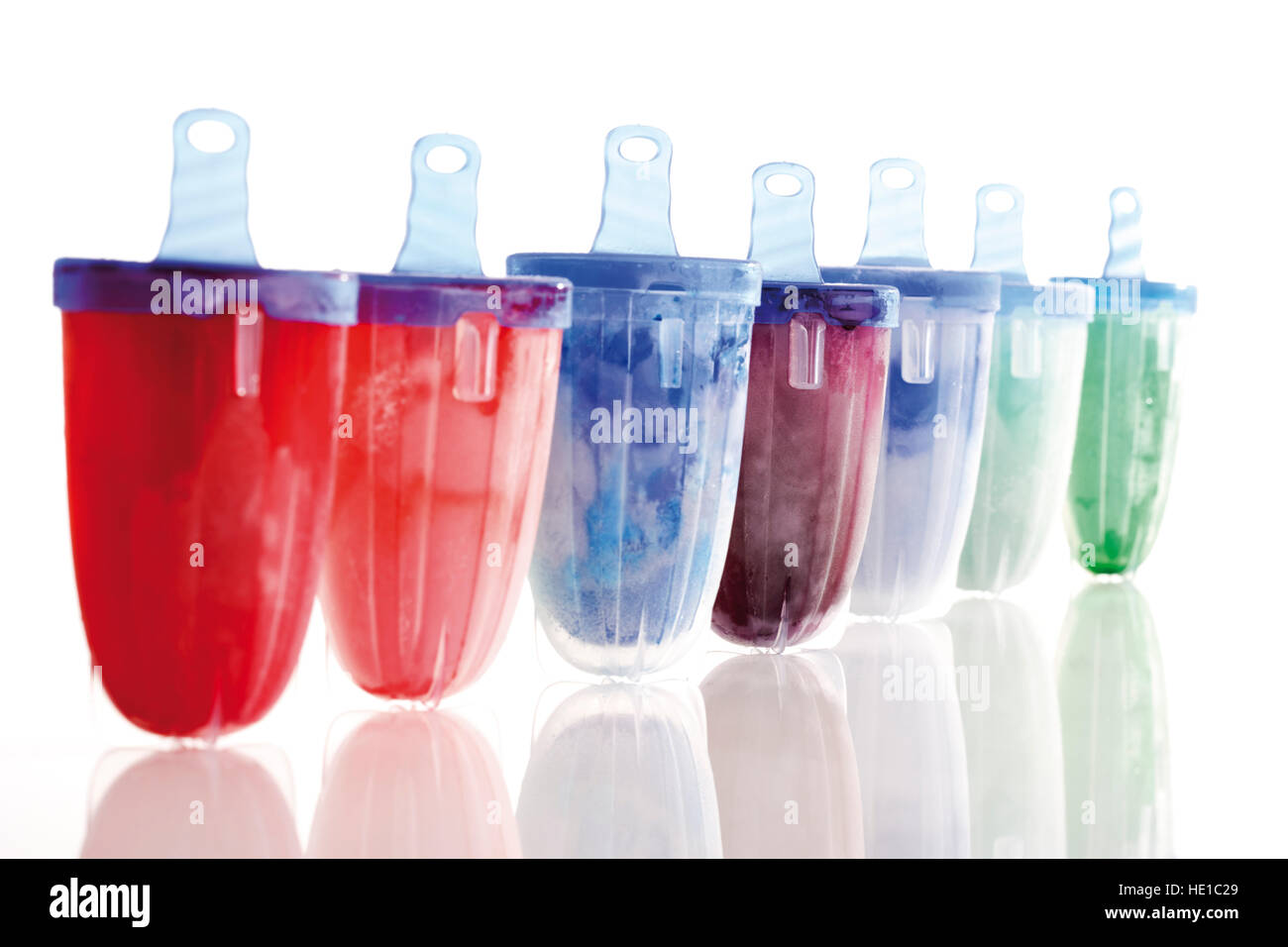 Self made popsicles Stock Photo - Alamy