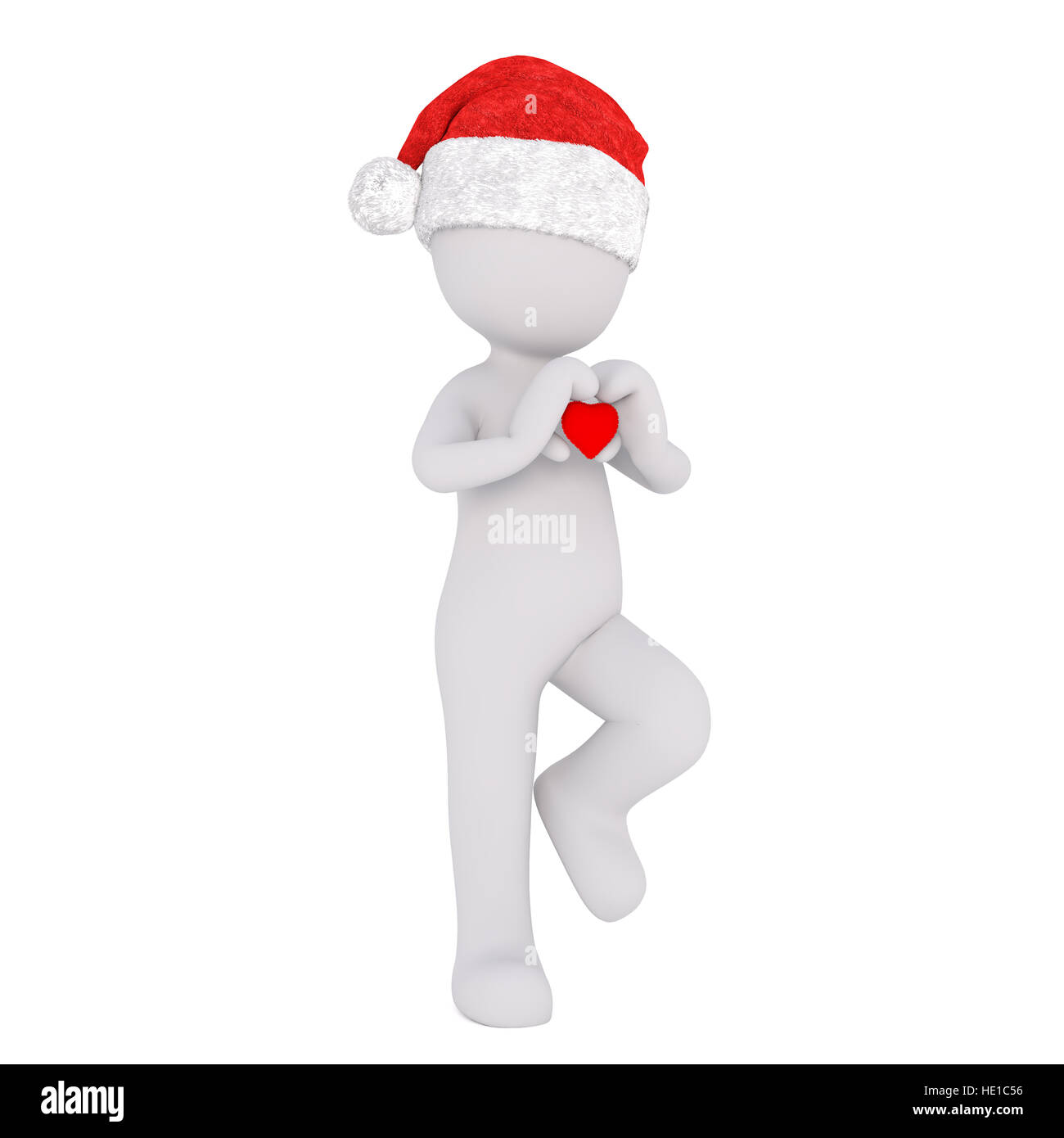 3d render little red man hi-res stock photography and images - Alamy