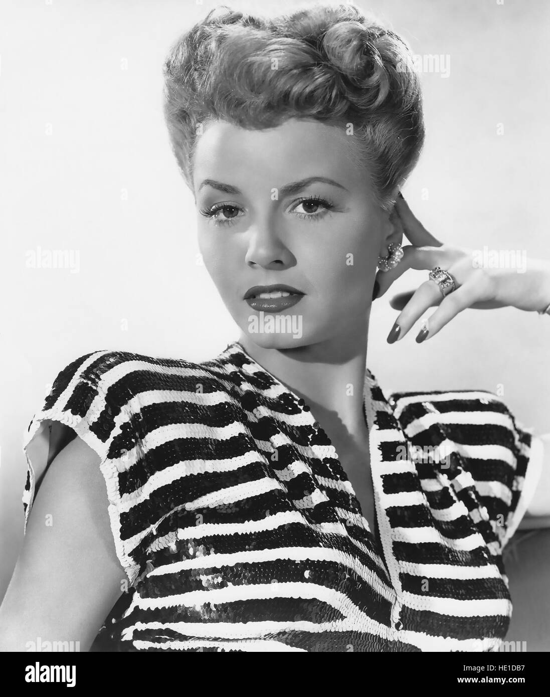 JANET BLAIR (1921-2007) US singer and film actress about 1940 Stock ...