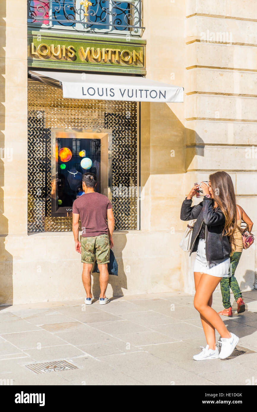 louis vuitton store, place vendome Stock Photo - Alamy