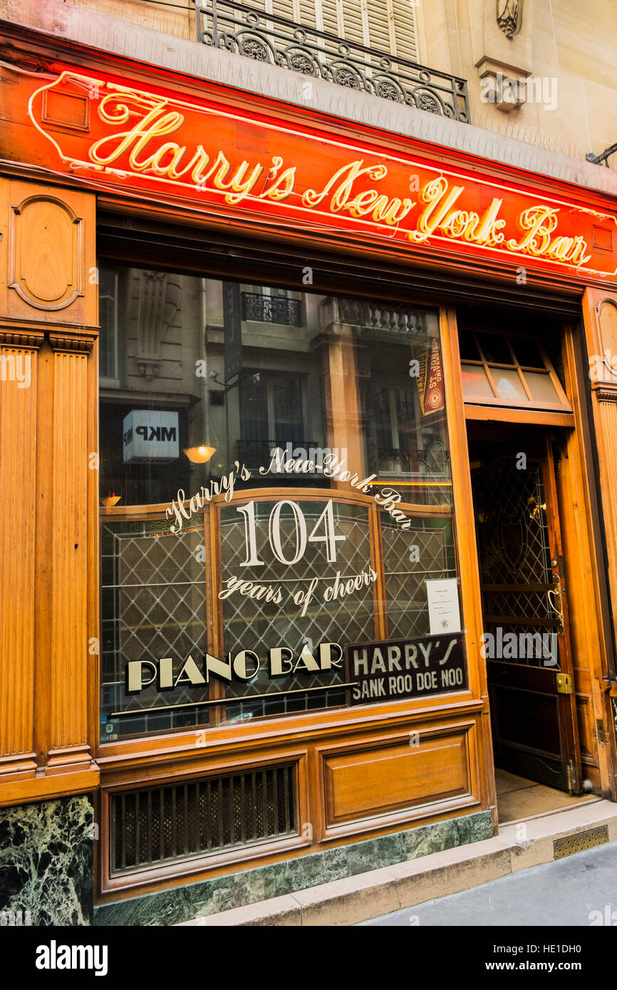 Harry new york bar paris hi-res stock photography and images - Alamy