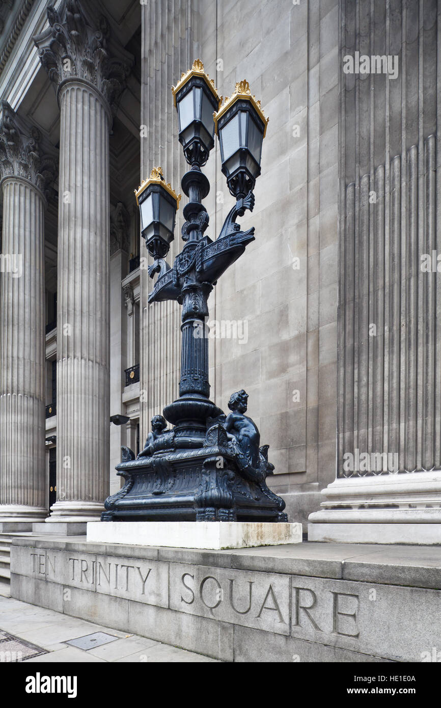 Decorative lantern at Ten Trinity Square, London, UK Stock Photo - Alamy