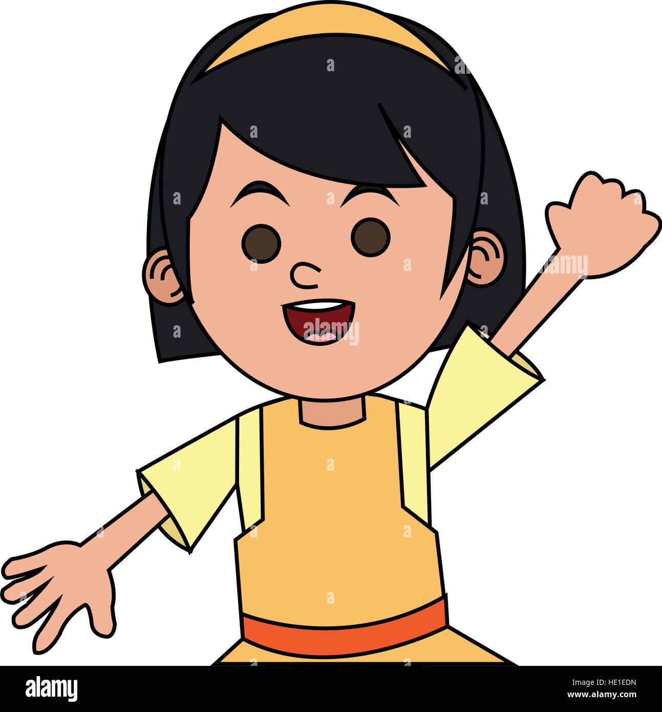 Isolated girl cartoon design Stock Vector Image & Art - Alamy