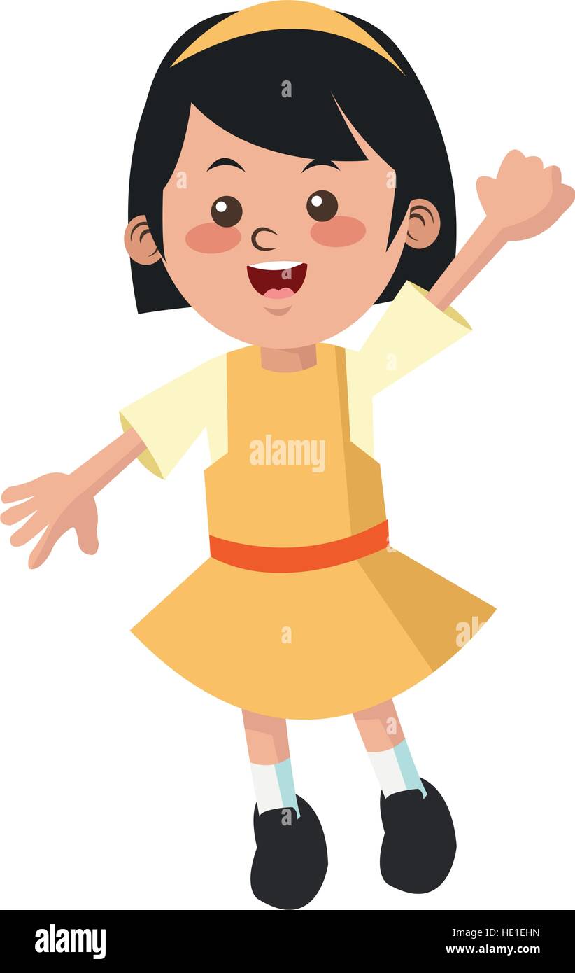 Isolated girl cartoon design Stock Vector Image & Art - Alamy
