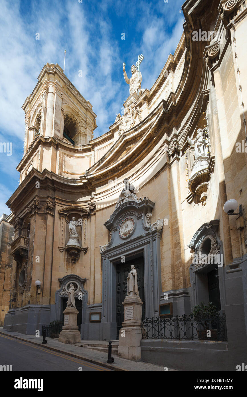 Santa Maria Di Porto Salvo, Valletta, Malta Stock Photo - Alamy