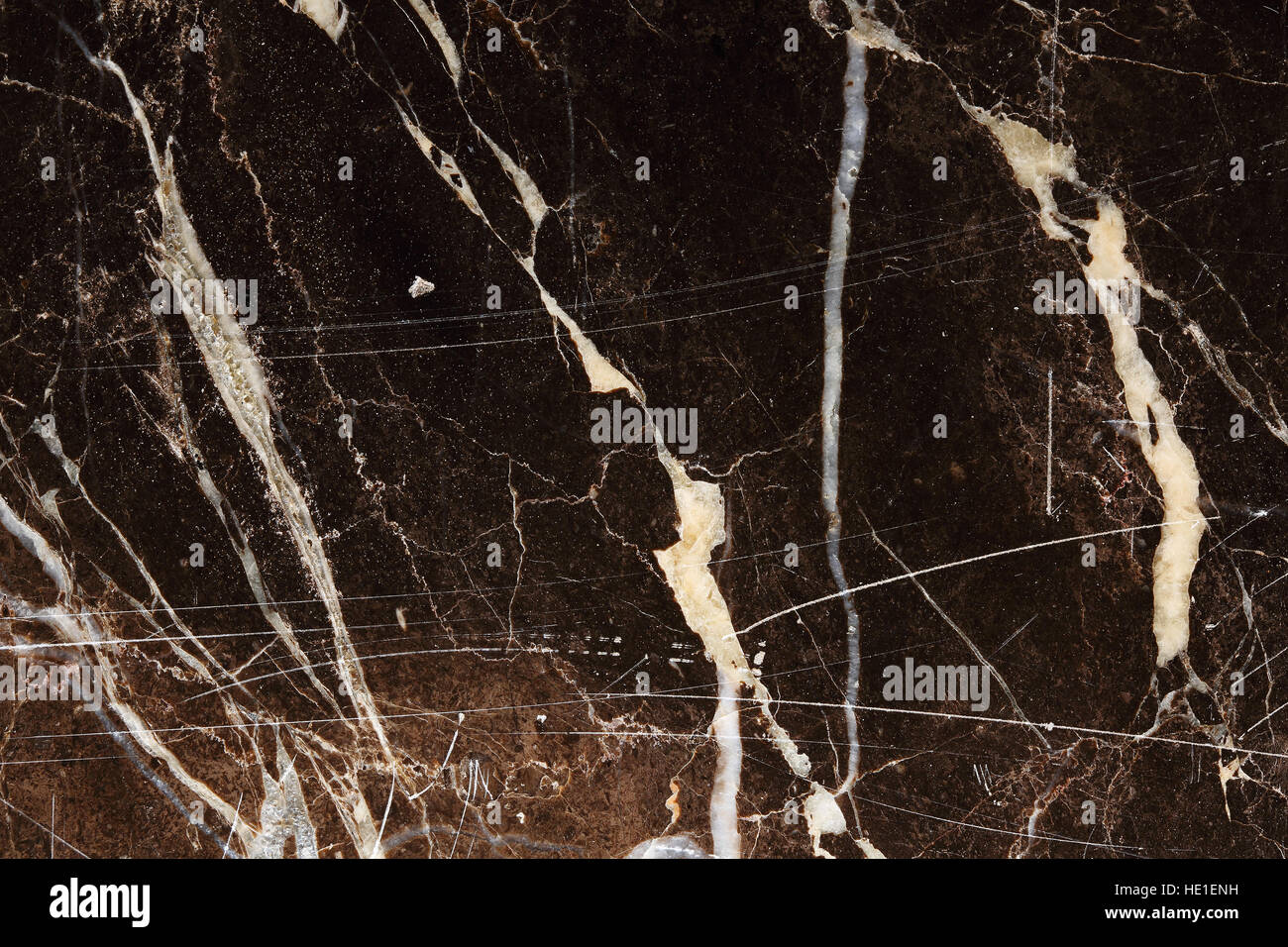 Patterned natural of dark brown marble pattern texture background ...