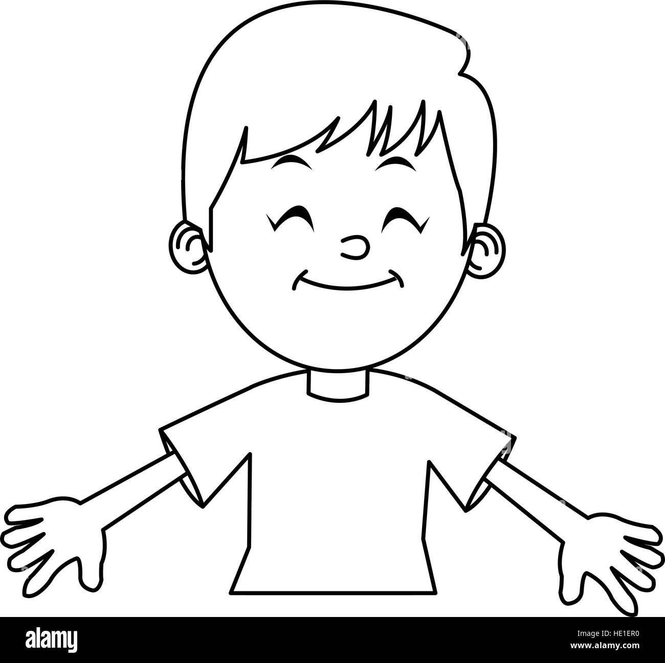 Isolated boy cartoon design Stock Vector Image & Art - Alamy