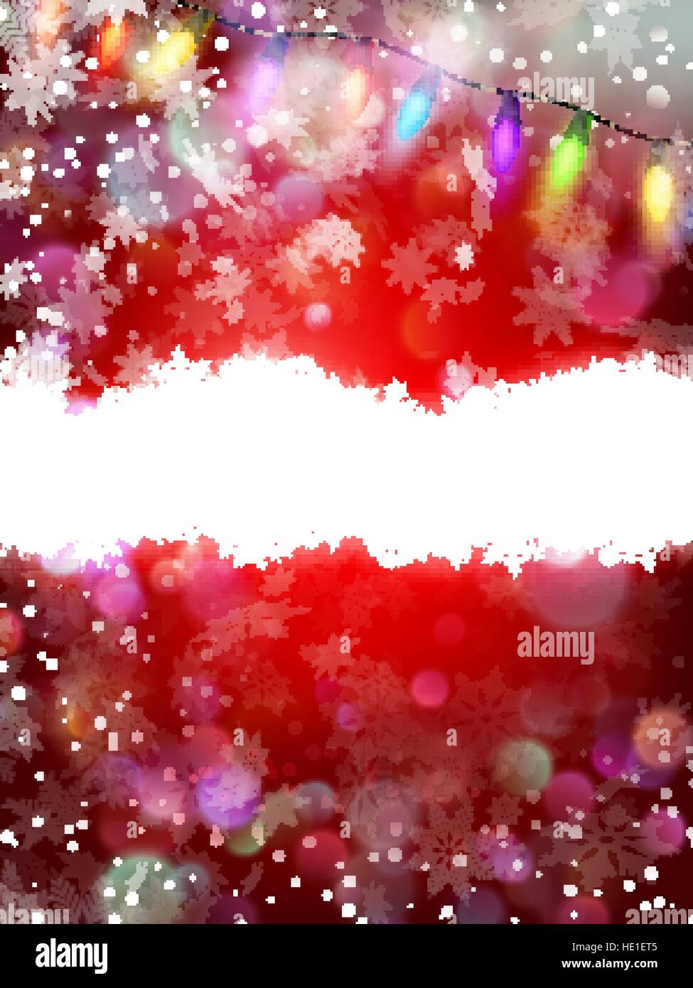 Bokeh card with red background. EPS 10 Stock Vector Image & Art - Alamy