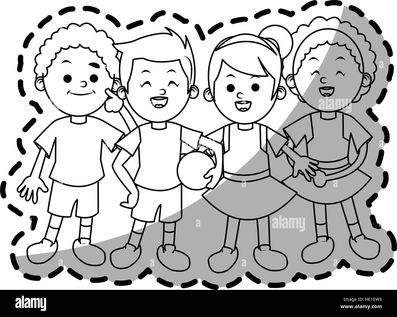 Isolated kids cartoons design Stock Vector Image & Art - Alamy