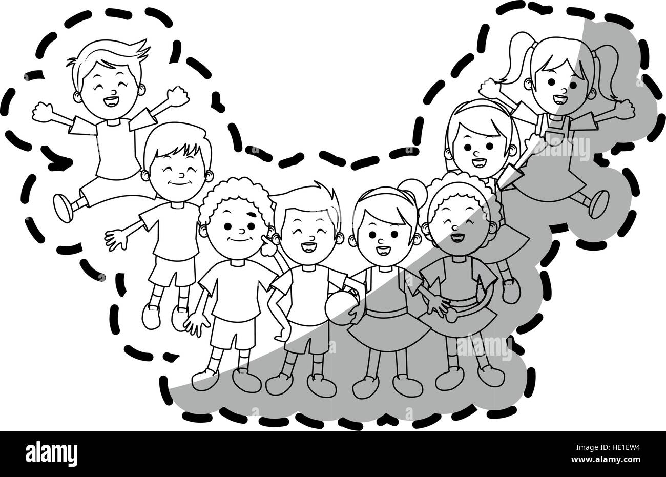 Isolated kids cartoons design Stock Vector Image & Art - Alamy