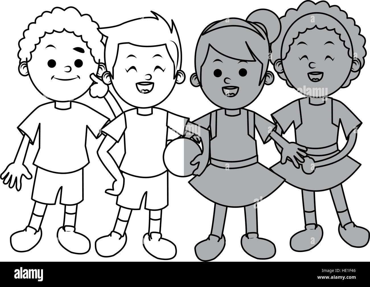 Isolated kids cartoons design Stock Vector Image & Art - Alamy