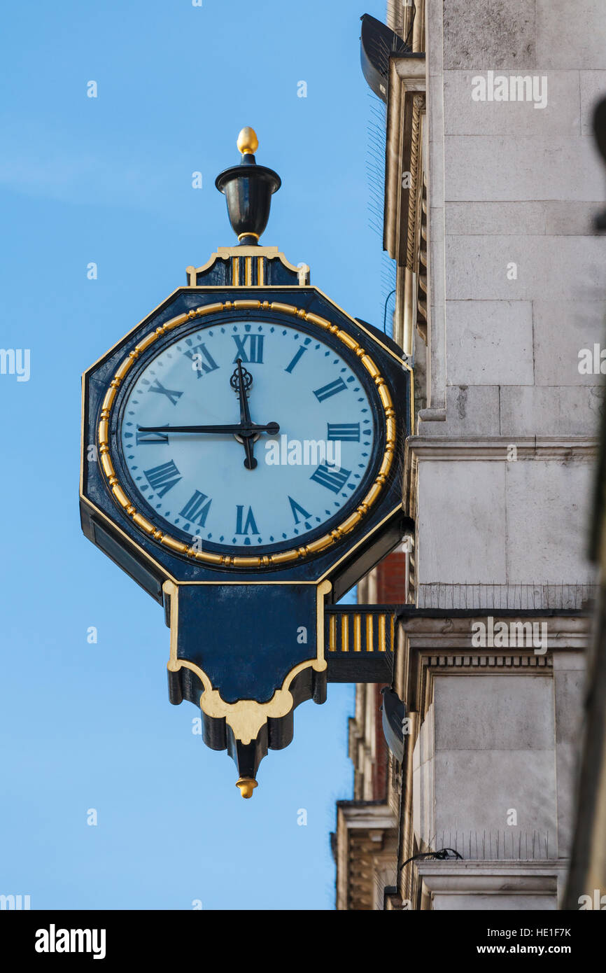 An old London street clock, London, UK Stock Photo - Alamy