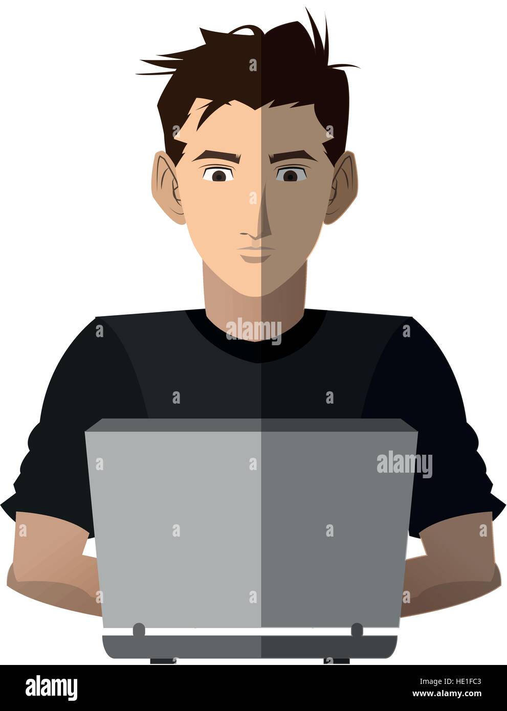 Isolated man design Stock Vector Image & Art - Alamy