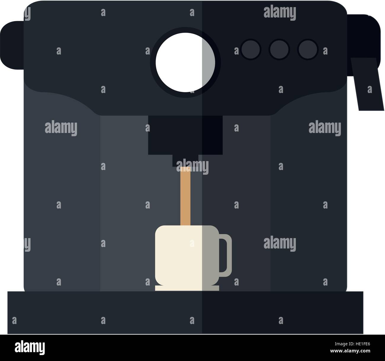 Isolated coffee machine design Stock Vector Image & Art - Alamy