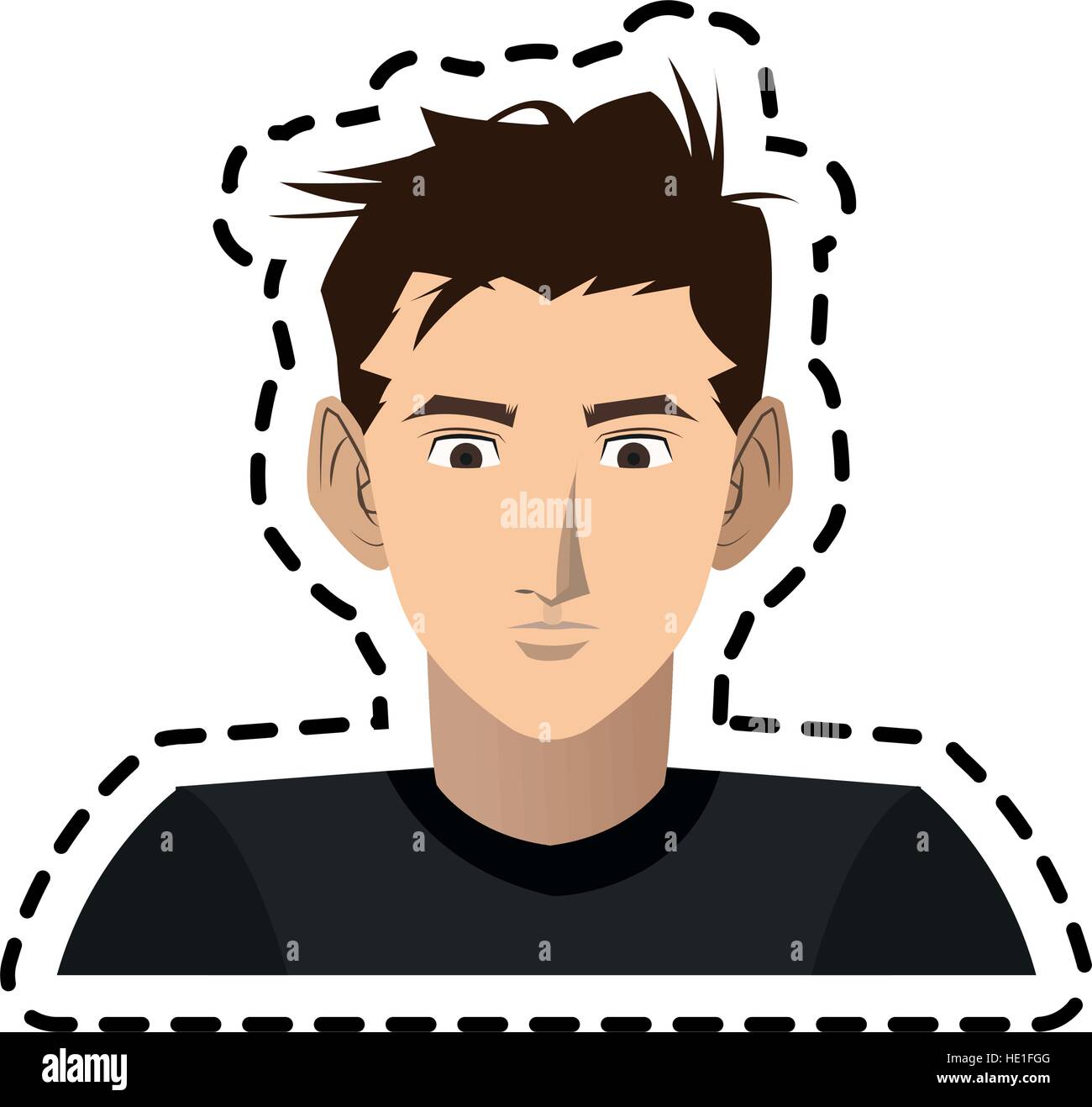 Isolated man design Stock Vector Image & Art - Alamy