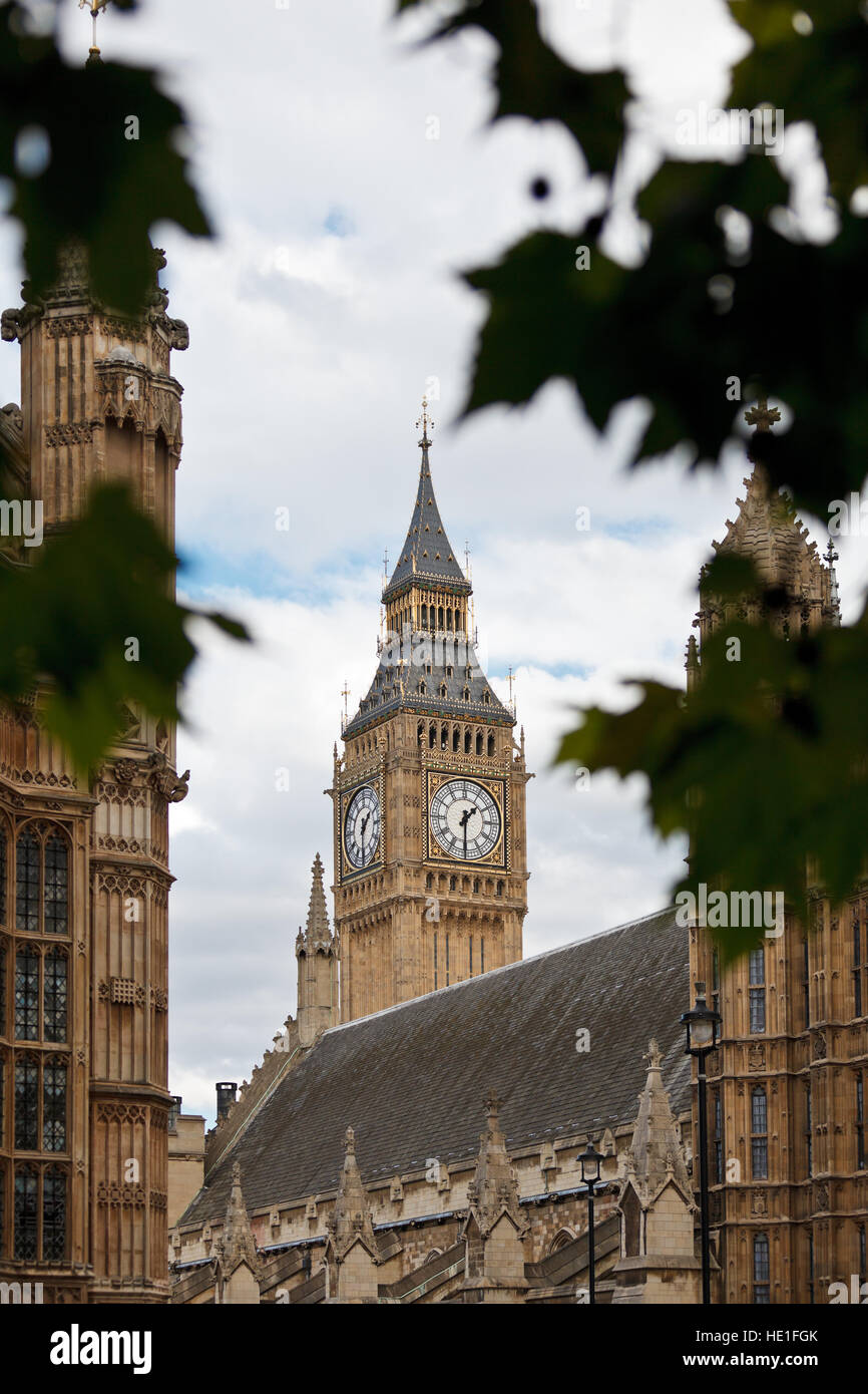 The Clock Tower that houses Big Ben bell, Westminster Palace (Houses of ...
