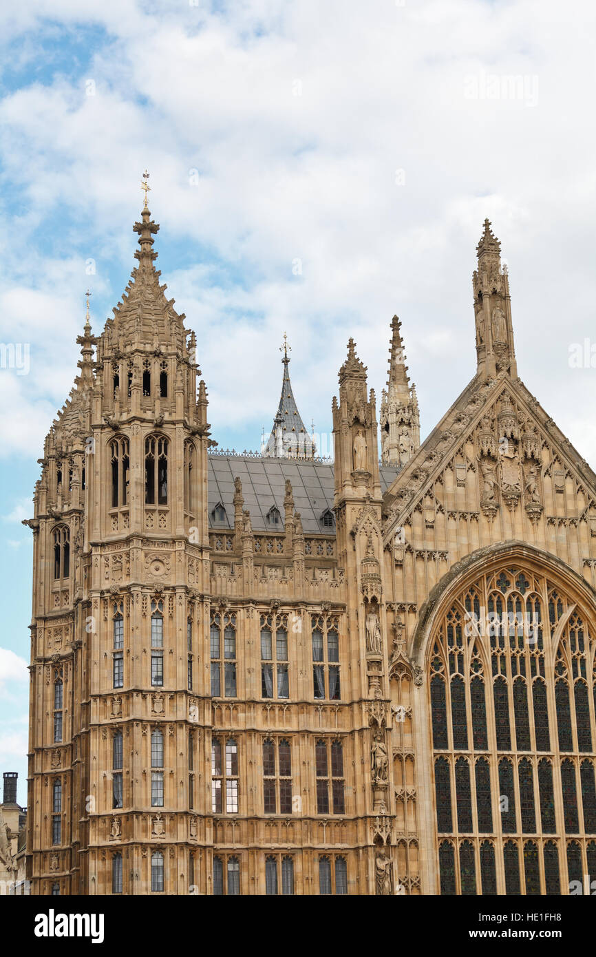 Palace of Westminster (Houses of Parliament) detail, London, UK Stock Photo - Alamy
