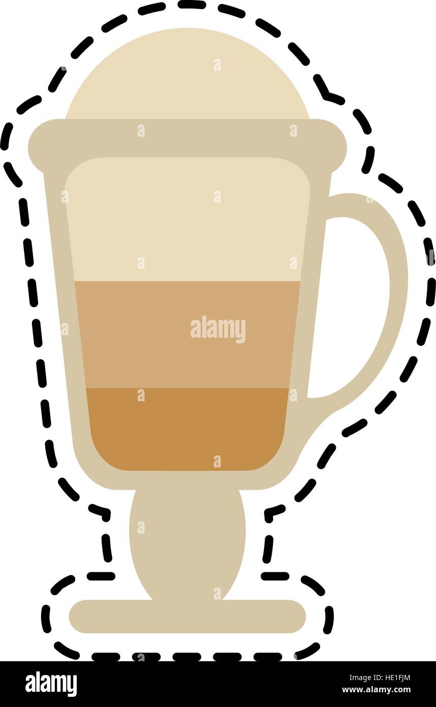 Isolated coffee glass design Stock Vector Image & Art - Alamy