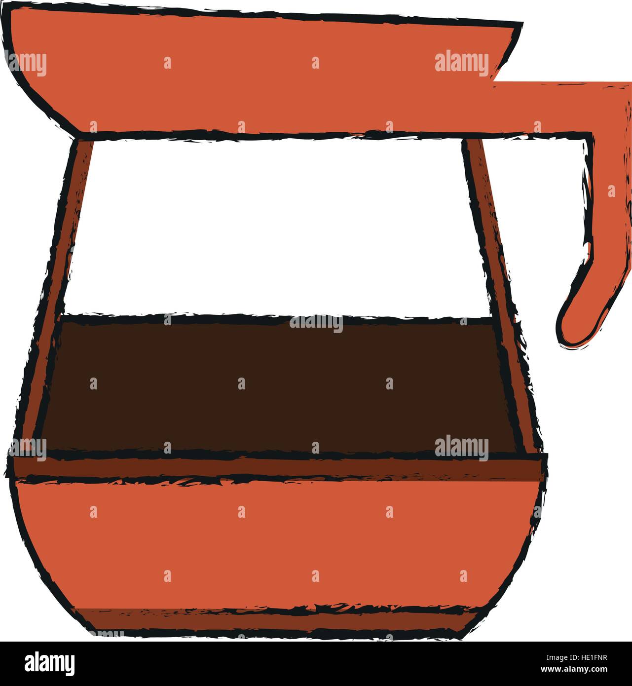 Isolated coffee pot design Stock Vector Image & Art - Alamy