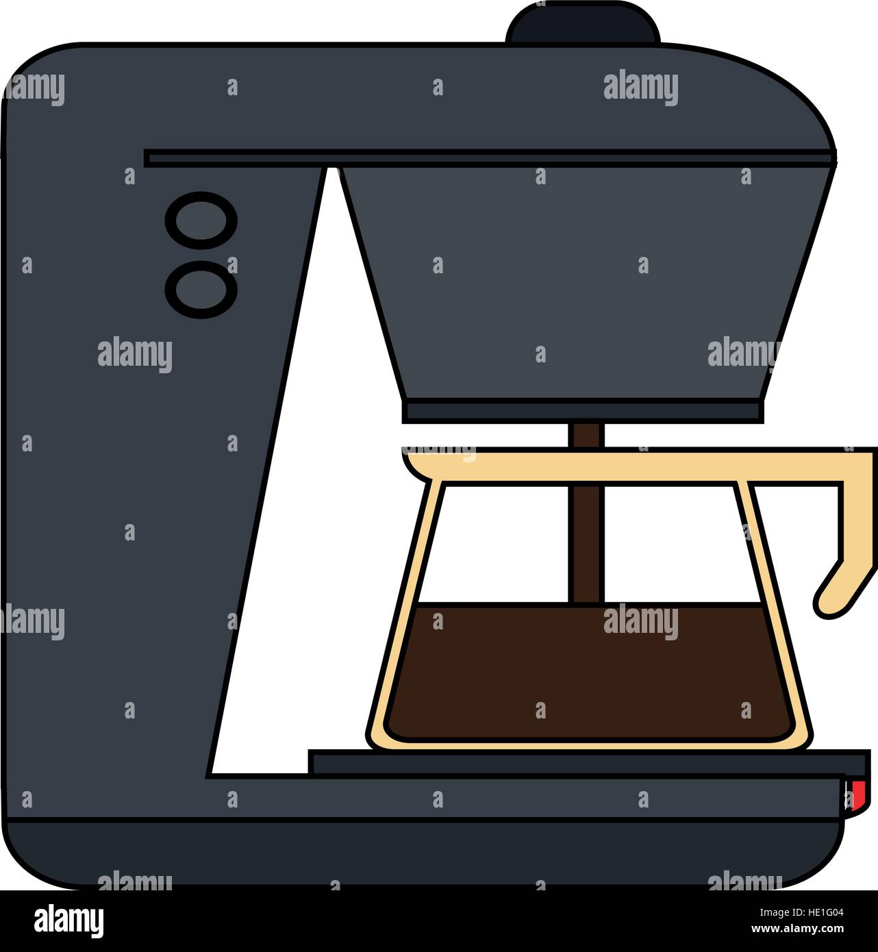 Isolated coffee machine design Stock Vector Image & Art - Alamy