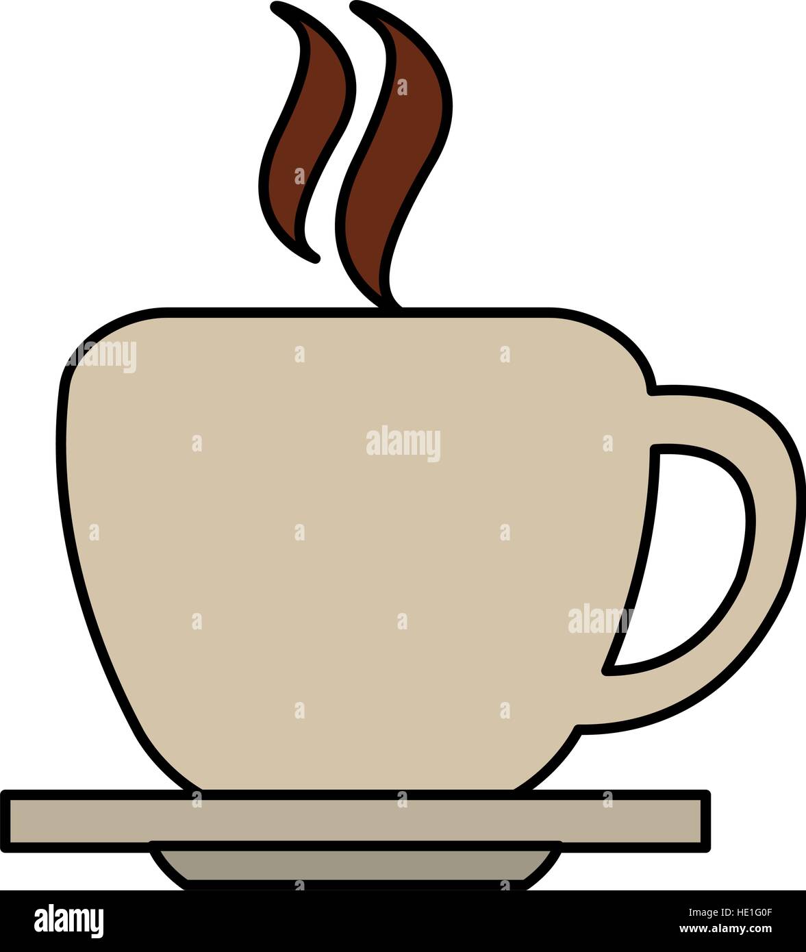 Isolated coffee cup design Stock Vector Image & Art - Alamy