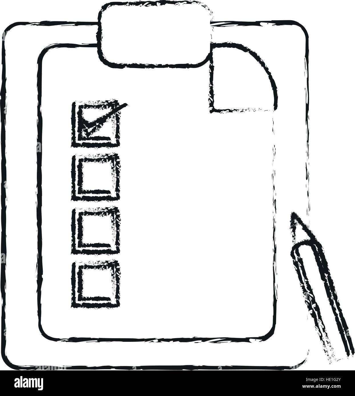 Isolated check list design Stock Vector Image & Art - Alamy