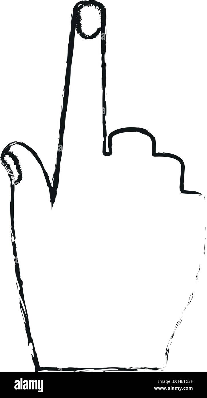 Isolated human hand design Stock Vector Image & Art - Alamy