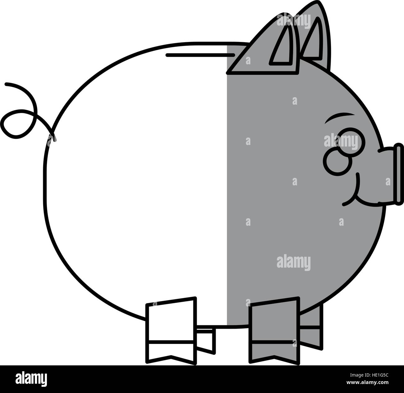 Isolated piggy design Stock Vector Image & Art - Alamy