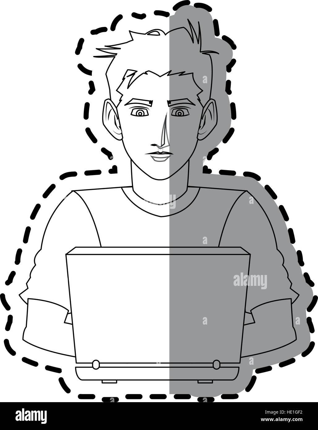 Isolated man design Stock Vector Image & Art - Alamy