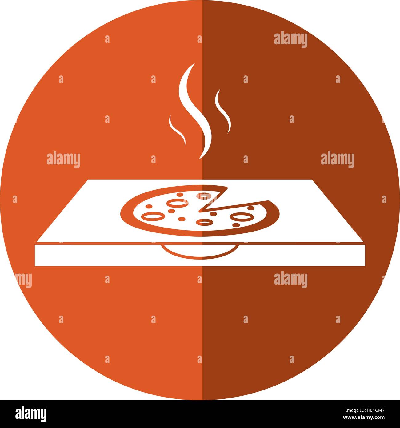 pizza delivery box shadow Stock Vector Image & Art - Alamy