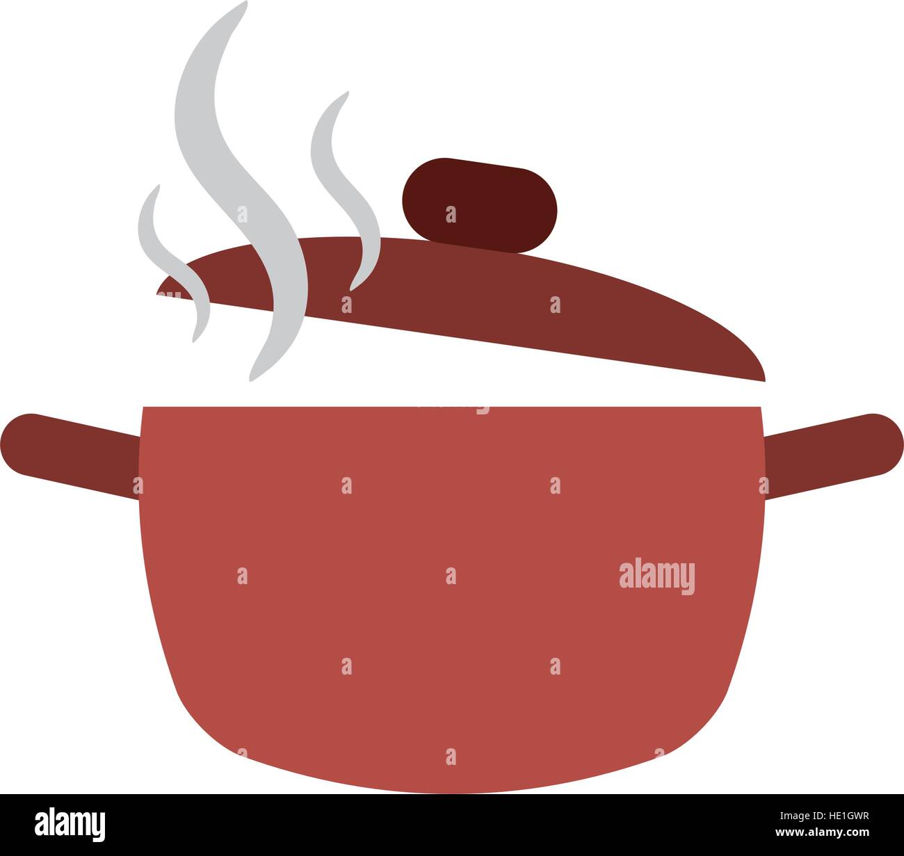 cooking pot open hot food kitchen Stock Vector Image & Art - Alamy