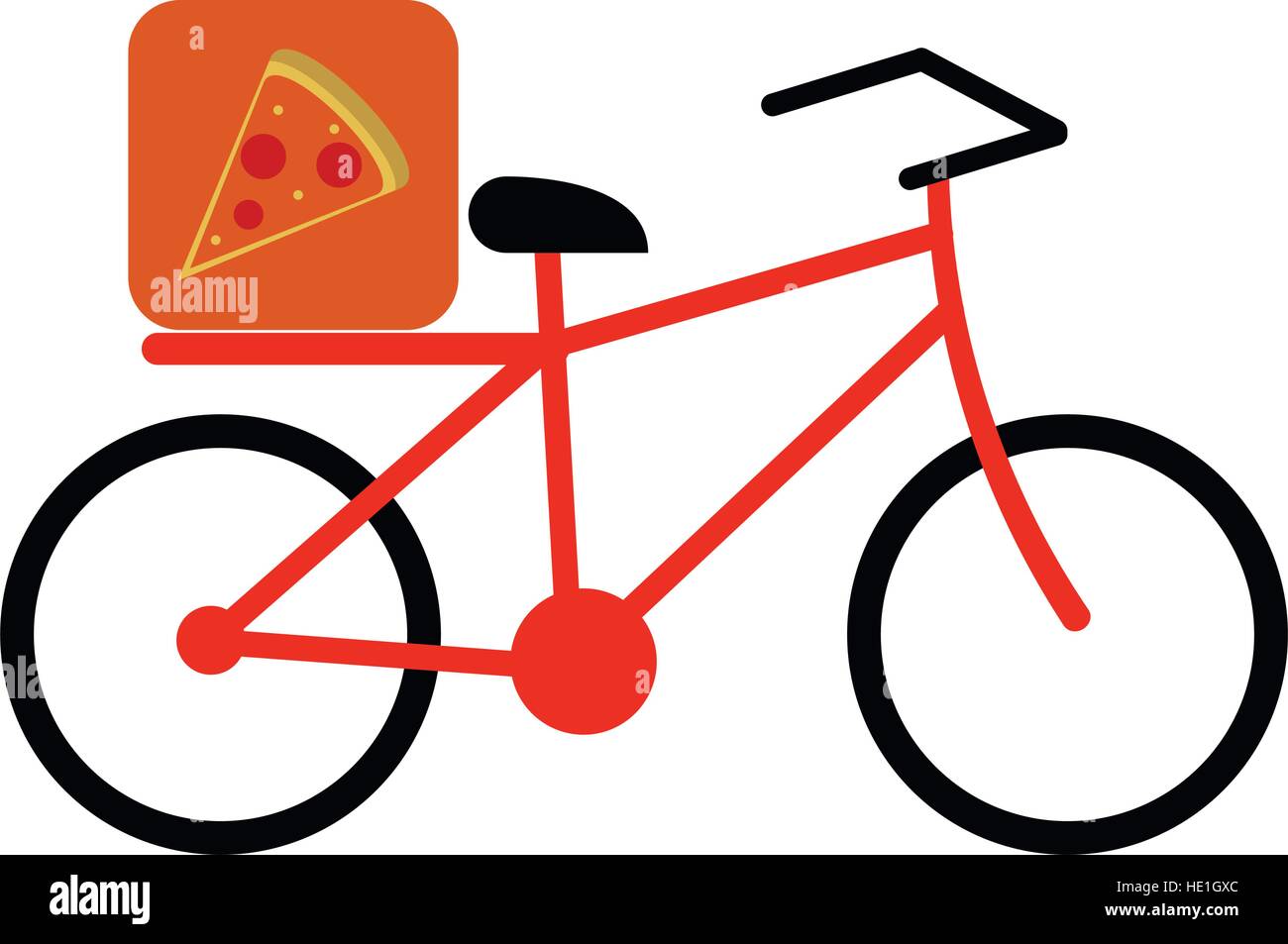 Pizza Delivery Bike Clip Art