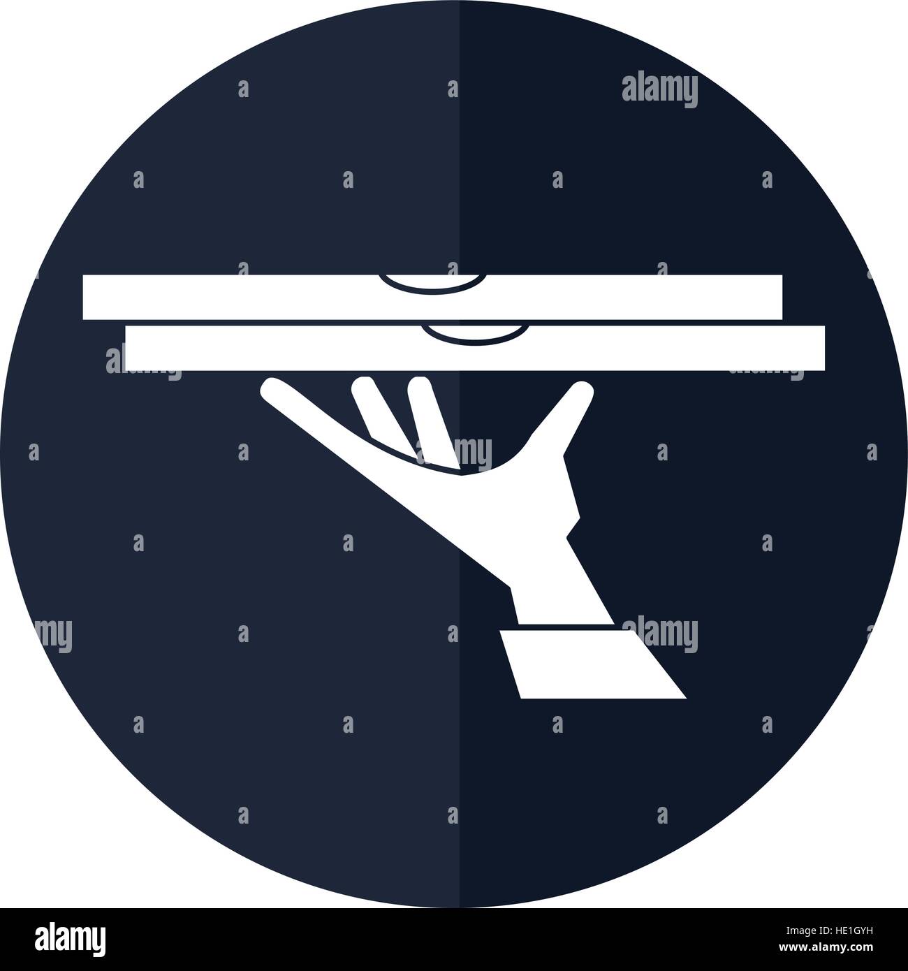 hand holding pizza box delivery shadow Stock Vector Image & Art - Alamy