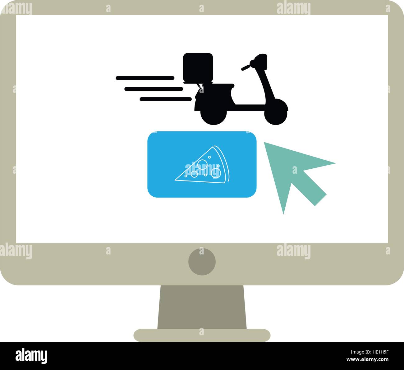 Food ordering website Stock Vector Images - Alamy