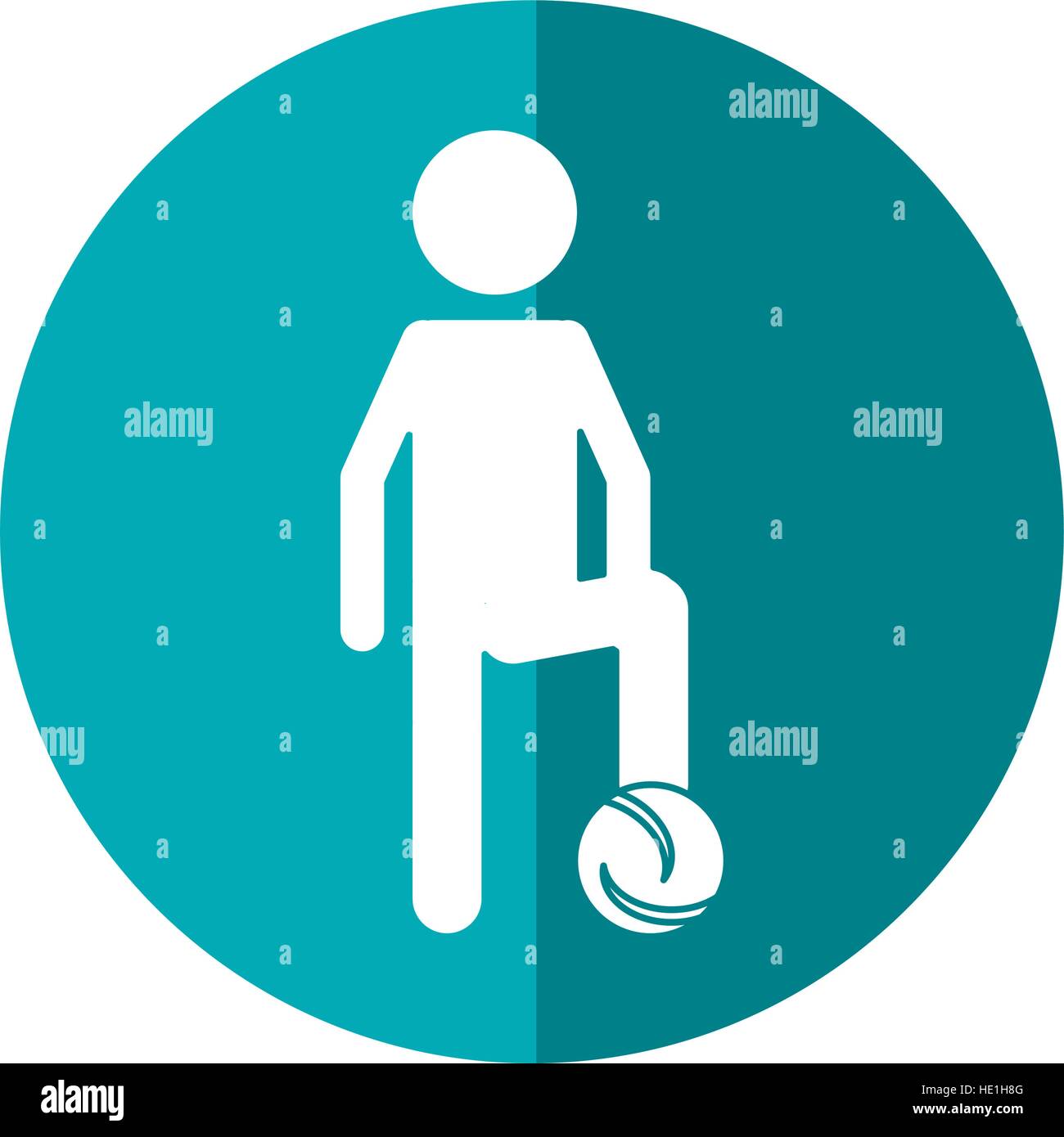 character soccer player uniform shadow Stock Vector Image & Art - Alamy